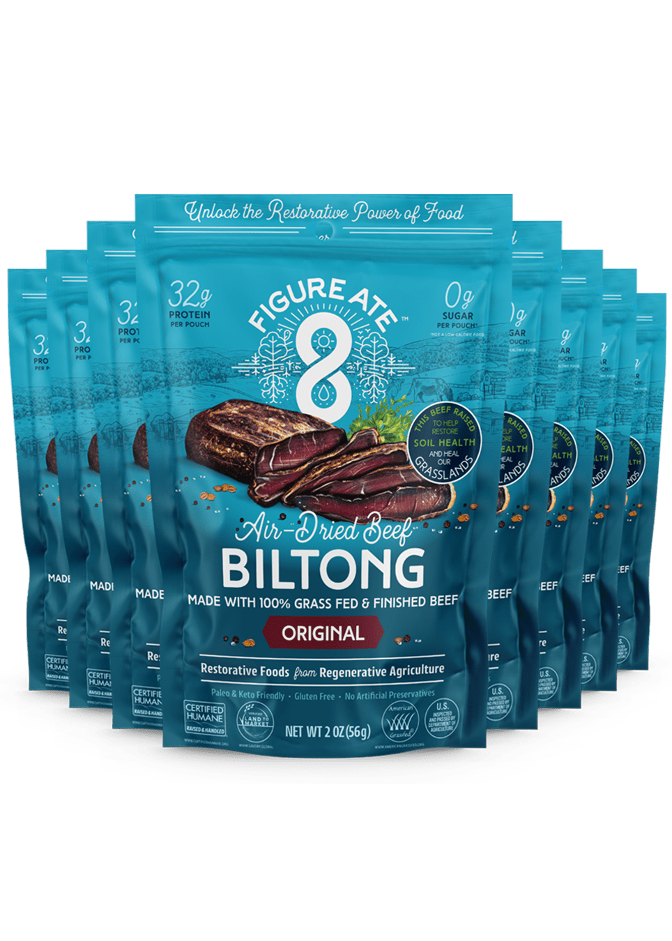 Healthy Snacks The Biltong Man Peri-Peri Beef Biltong - 250g High ...