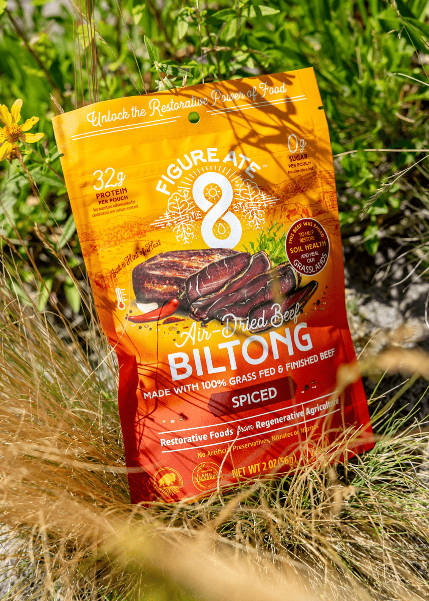 Spiced Grass Fed & Finished Beef Biltong – Figure Ate Foods